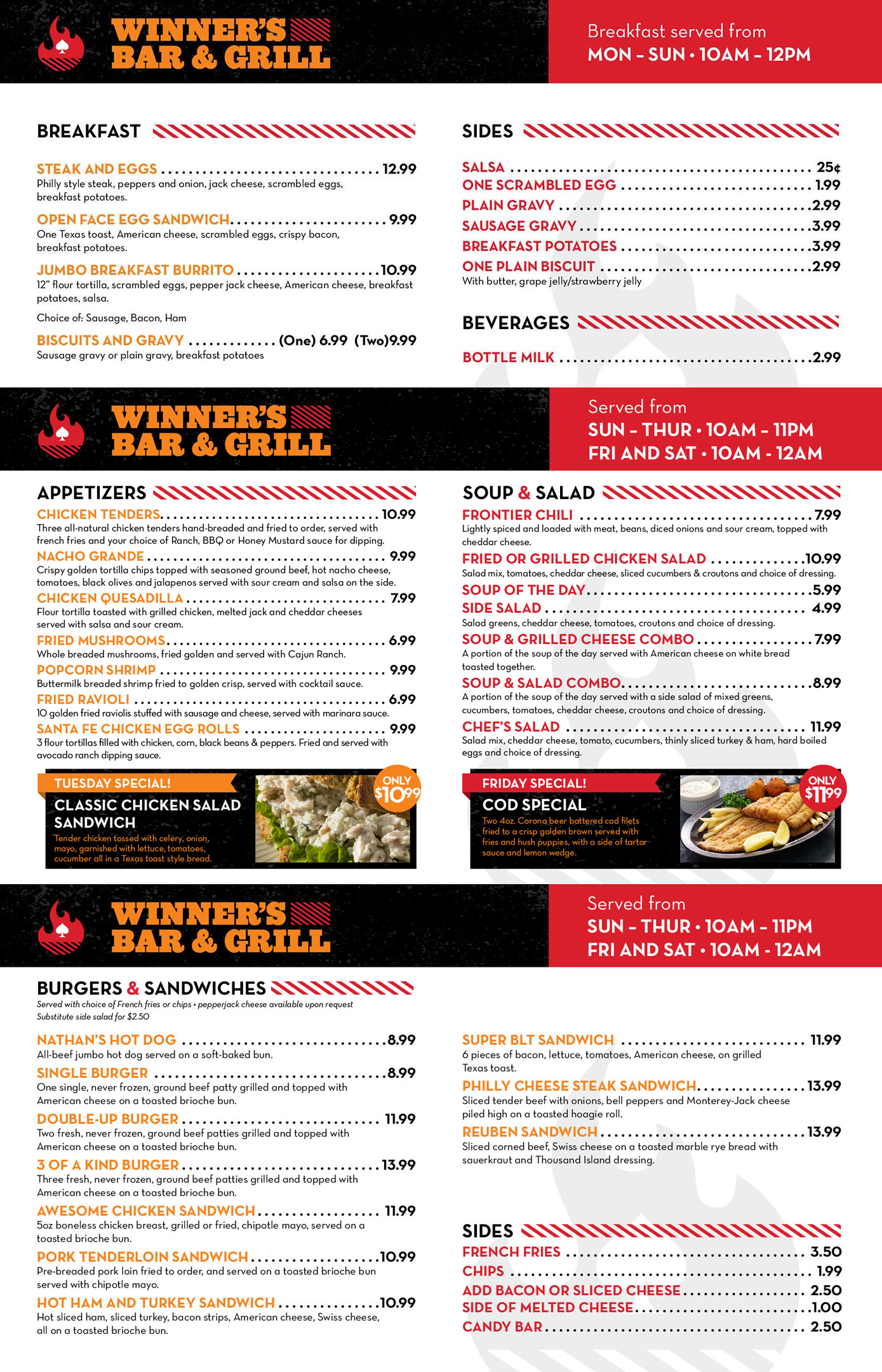 Winner's Bar Grill | St. Jo Frontier Casino